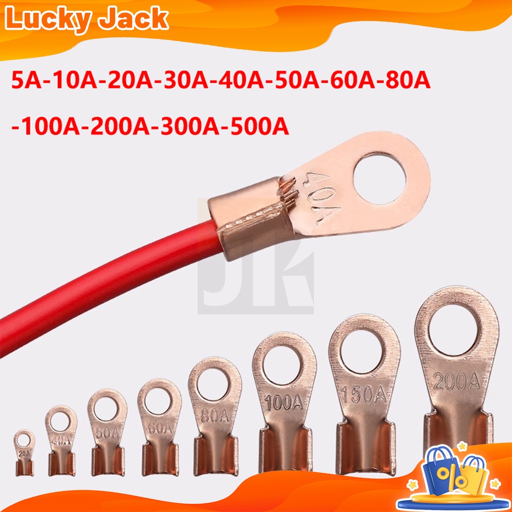 Copper Terminal Lugs Ot 5A-500A Connector Preferreds | Shopee Philippines