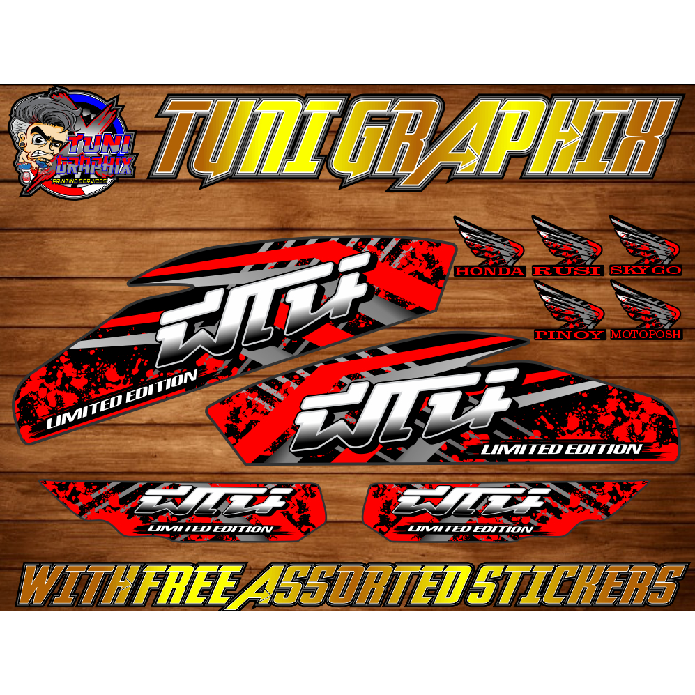TMX / RUSI / PINOY / SKYGO / MOTOPOSH / DECALS STICKER ( MALAYSIAN ...