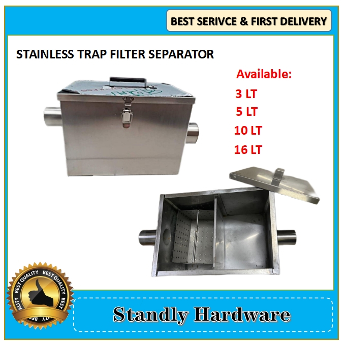 STAINLESS 5GPM GREASE TRAP KITCHEN WATER WASTE TREAT | Shopee Philippines