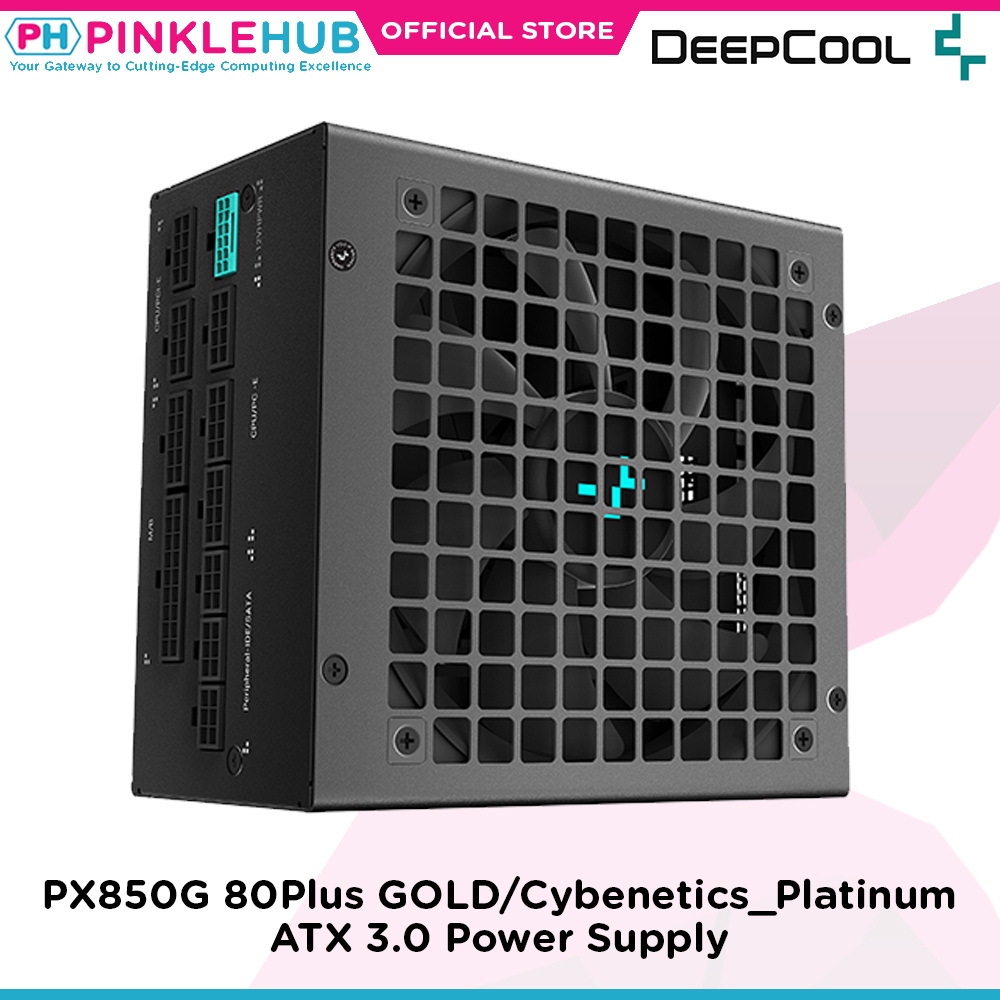 DEEPCOOL PX850G ATX 3.0 Power Supply 80Plus GOLD-Cybenetics Platinum (R-PX850G-FC0B-US) | Shopee ...