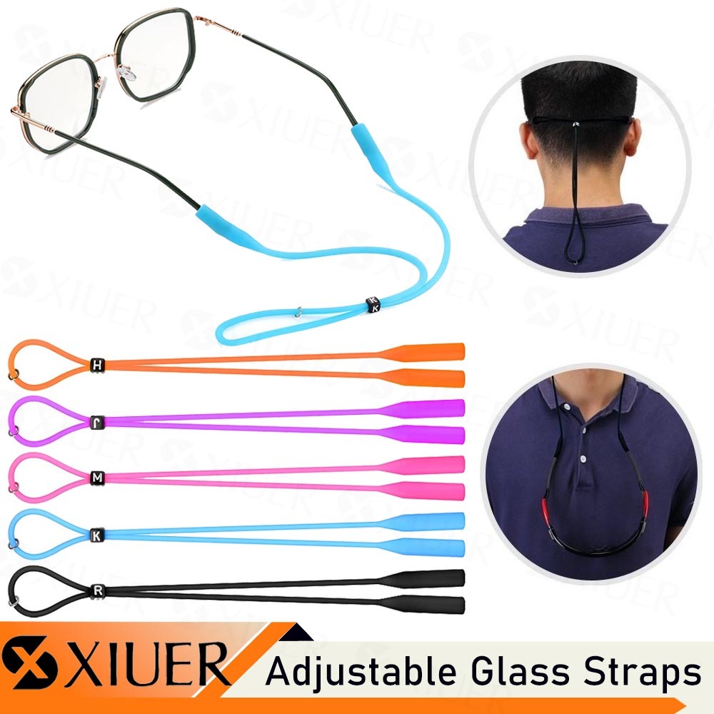 Silicone Glasses Strap Adjustable Eyeglasses String Strap Sun Glasses ...