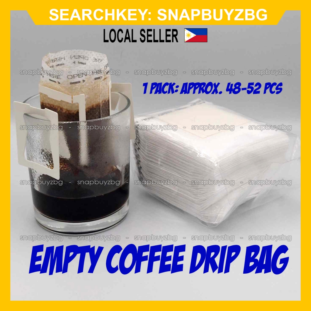 Premium High Quality Empty Coffee Drip Bag (50pcs) | Shopee Philippines