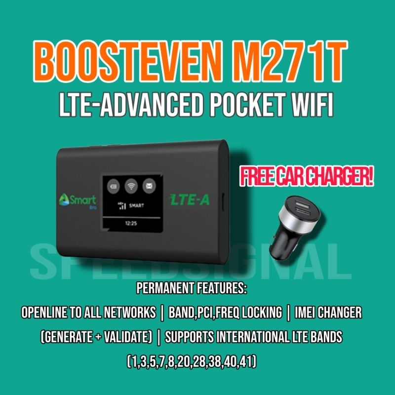Boosteven M271T Pocketwifi | Openline | Shopee Philippines