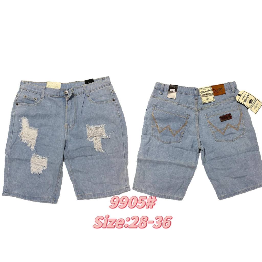 9905#Men's Tattered Maong Shorts Denim Short For Men | Shopee Philippines