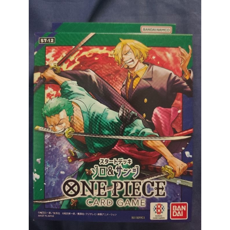 One Piece Card Game St-12 Zoro & Sanji Break set | Shopee Philippines