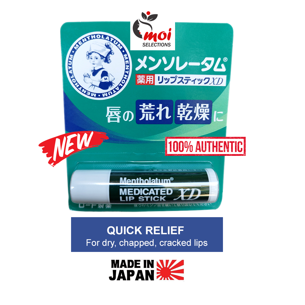 MENTHOLATUM Medicated Lip Stick XD - Lip Balm for Dry, Chapped Cracked ...