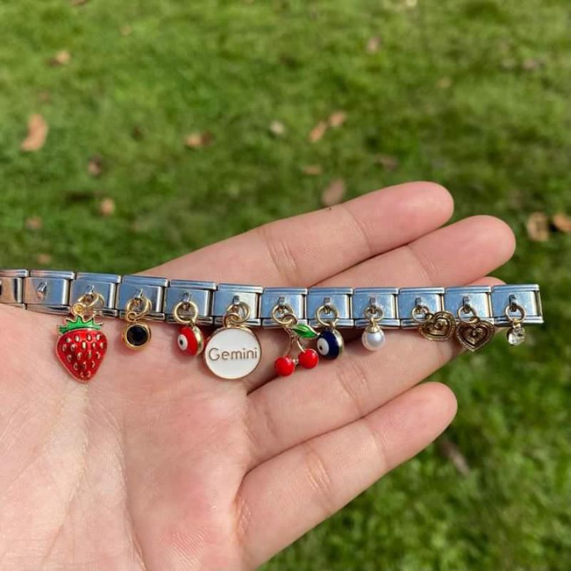 Dangling Italian Charm Bracelet Link | iThrift | Shopee Philippines