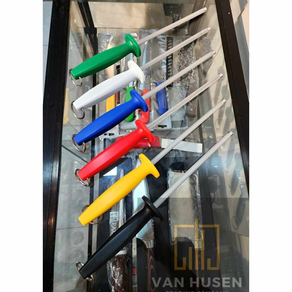 Sharpening Steel Color coded Knife Sharpener Stainless steel sharpening ...