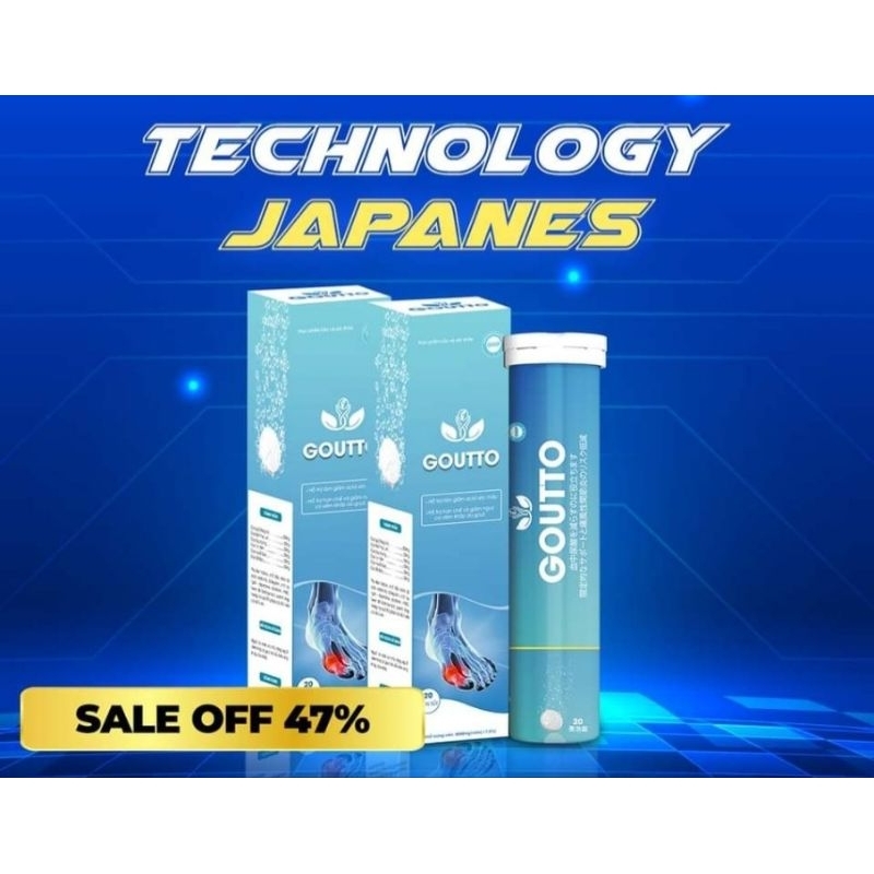 Goutto Effervescent Tablets 10's Trending Treatment For Gout Arthritis ...