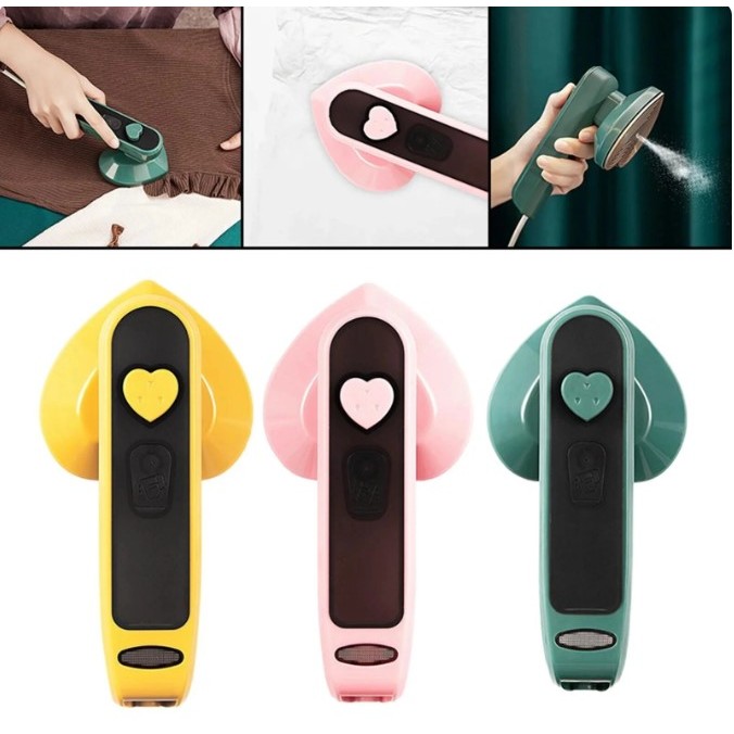 Ivykarla Electric Iron Steamer Handheld Mini Garment Steamer Machine ...