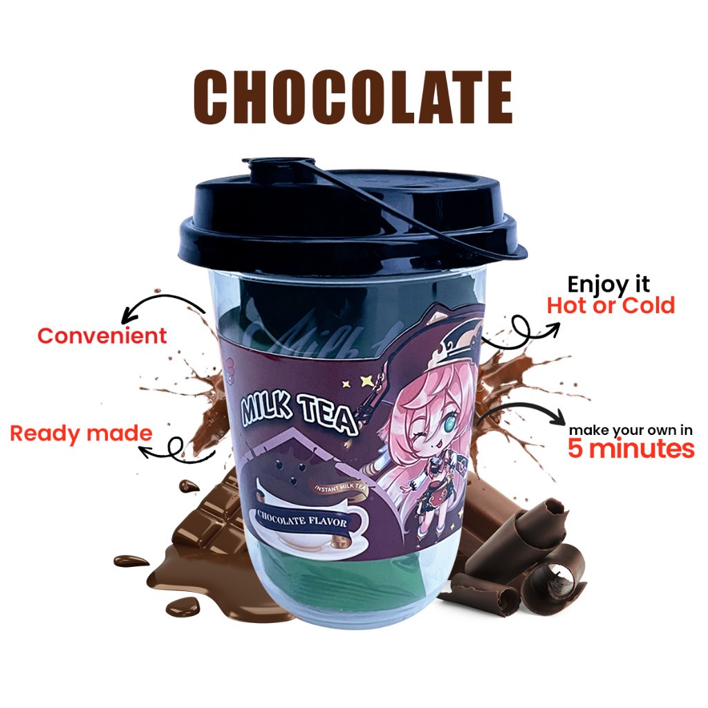 (YLM2264 )DIY Milk tea Chocolate Flavor Instant Milk tea Hand-brewed ...