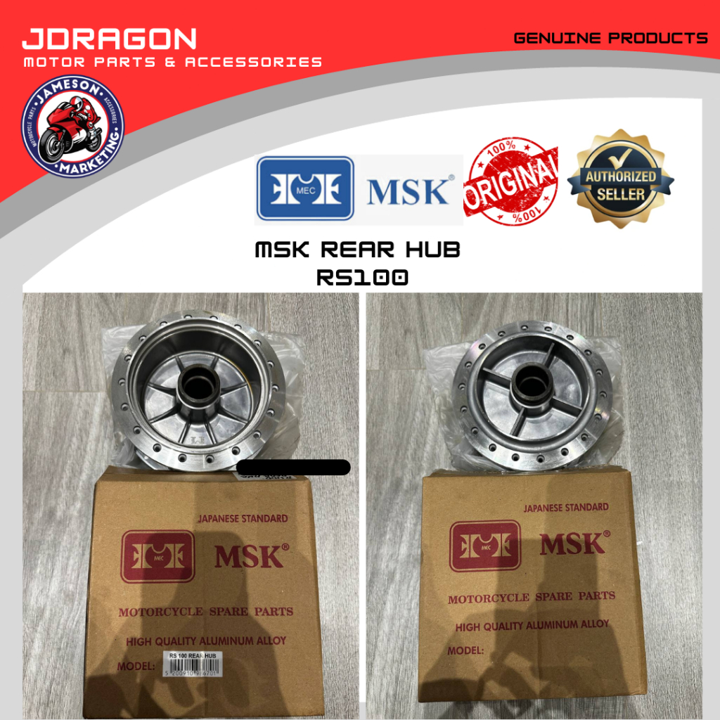 MSK REAR HUB (RS100)(RS110)(STX)(YTX) | Shopee Philippines