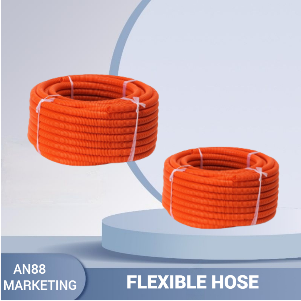 ORANGE Flexible Hose PVC 1/2 / 3/4 50METERS | Shopee Philippines