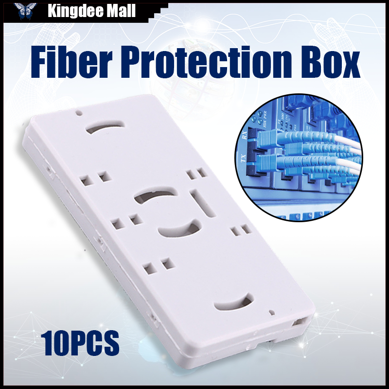 10PCS Fiber Protection Box plastic Protect Fiber Splice Tray | Shopee ...