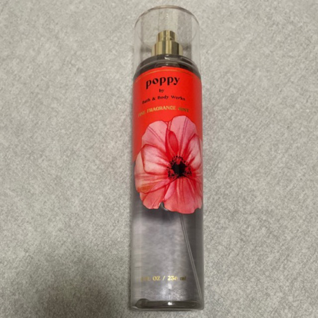 Bath & Body Works Body Fine Fragrance Mist - POPPY - 236ml | Shopee ...