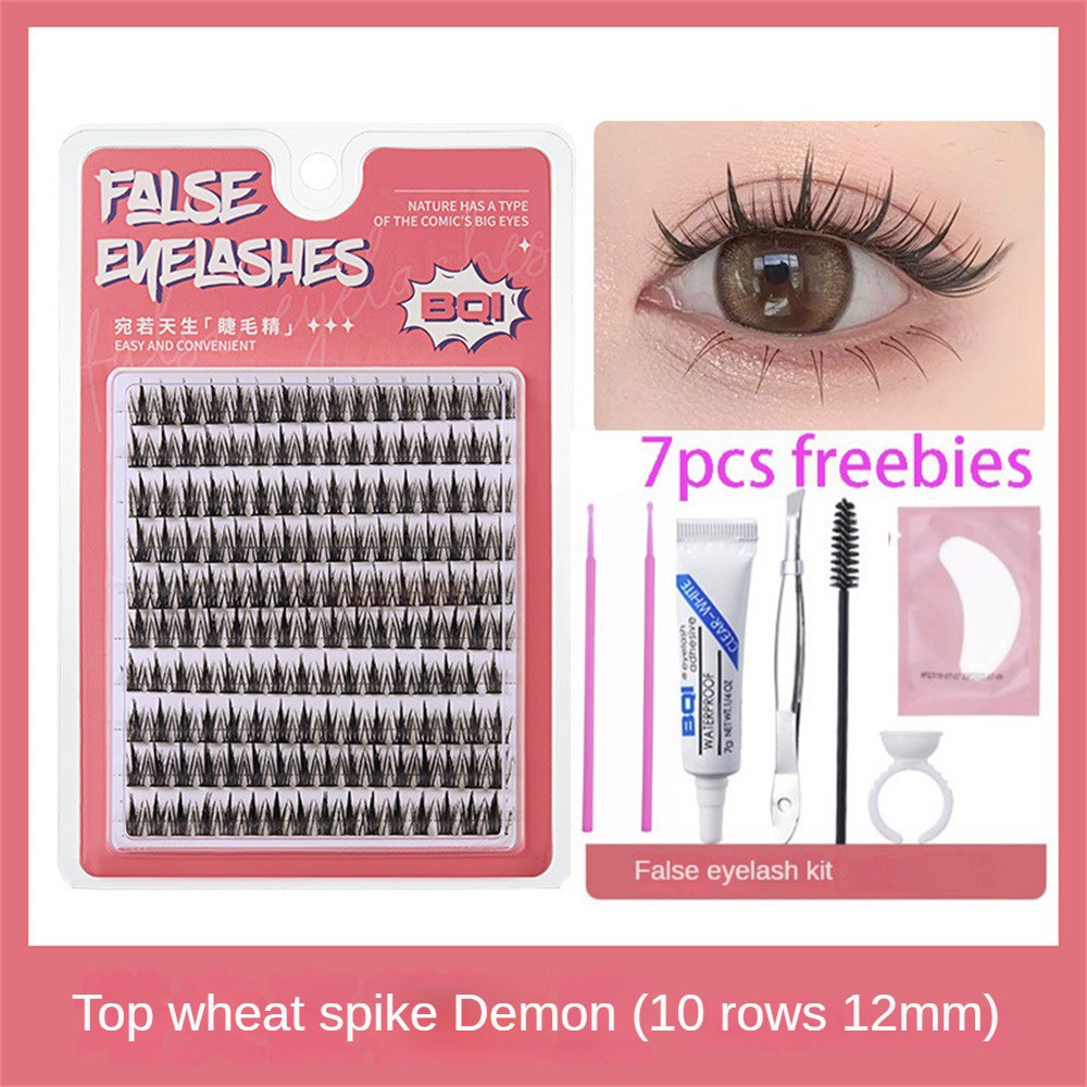 Eyelash Extension 150 Lash Clusters 3D Effect Natural Lashes DIY ...