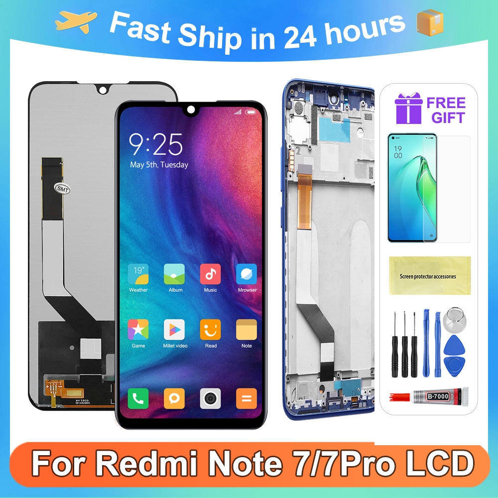 LCD For Xiaomi Redmi Note 9 /Note 8 Pro /Note 7 Pro LCD with Frame ...