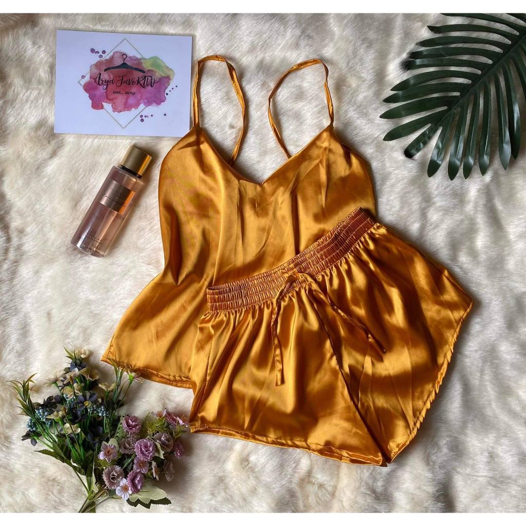SILK SATIN SLEEPWEAR TERNO/MALL QUALITY /TERNO SET | Shopee Philippines