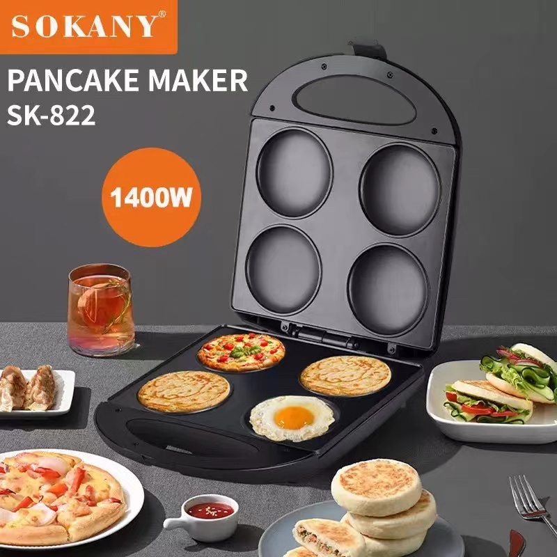 Sokany Pancake Maker Pan Machine Quickly Cook Pancakes Burgers Or Eggs ...