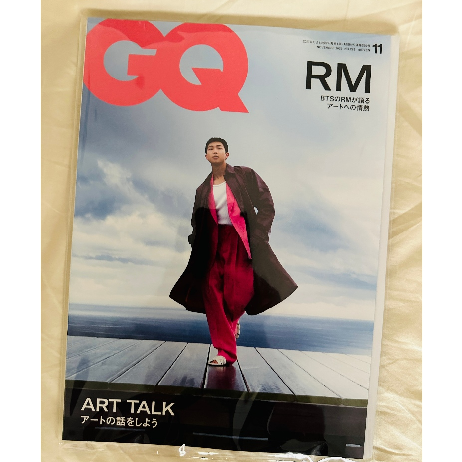 ON HAND BTS RM KIM NAMJOON Magazine GQ Japan | Dazed Korea | Shopee ...