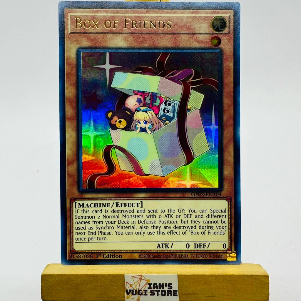 Yu-Gi-Oh! Box of Friends (Ultra Rare-GFP2) | Shopee Philippines