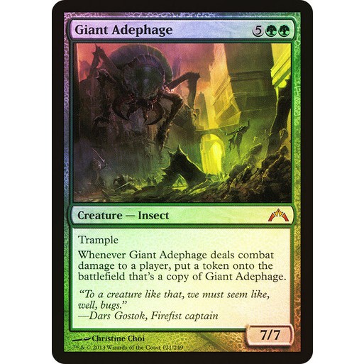 Magic the Gathering | Giant Adephage | Shopee Philippines
