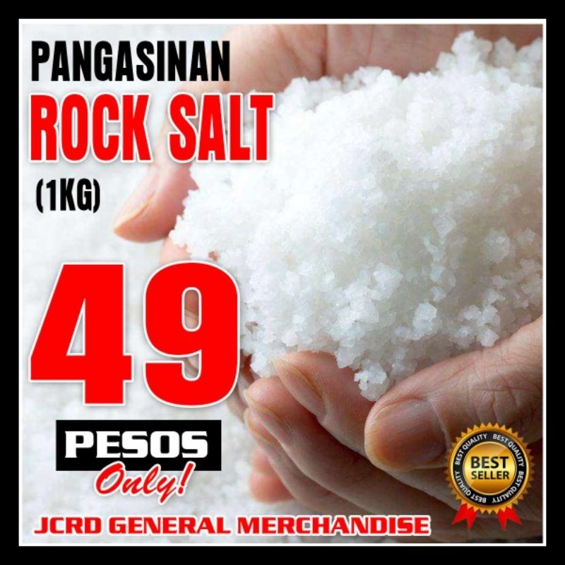 Pangasinan Rock Salt 1kg | Shopee Philippines