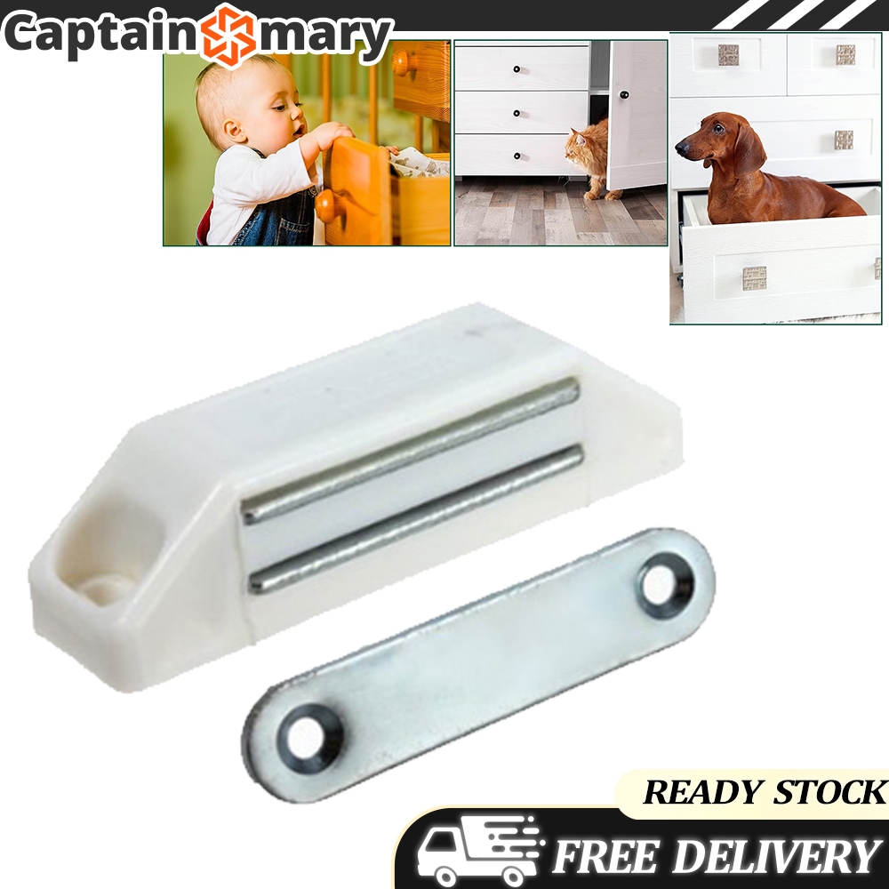 Magnetic Door Catch Cabinet Drawer Magnet Cupboard Catches Latch Lock ...
