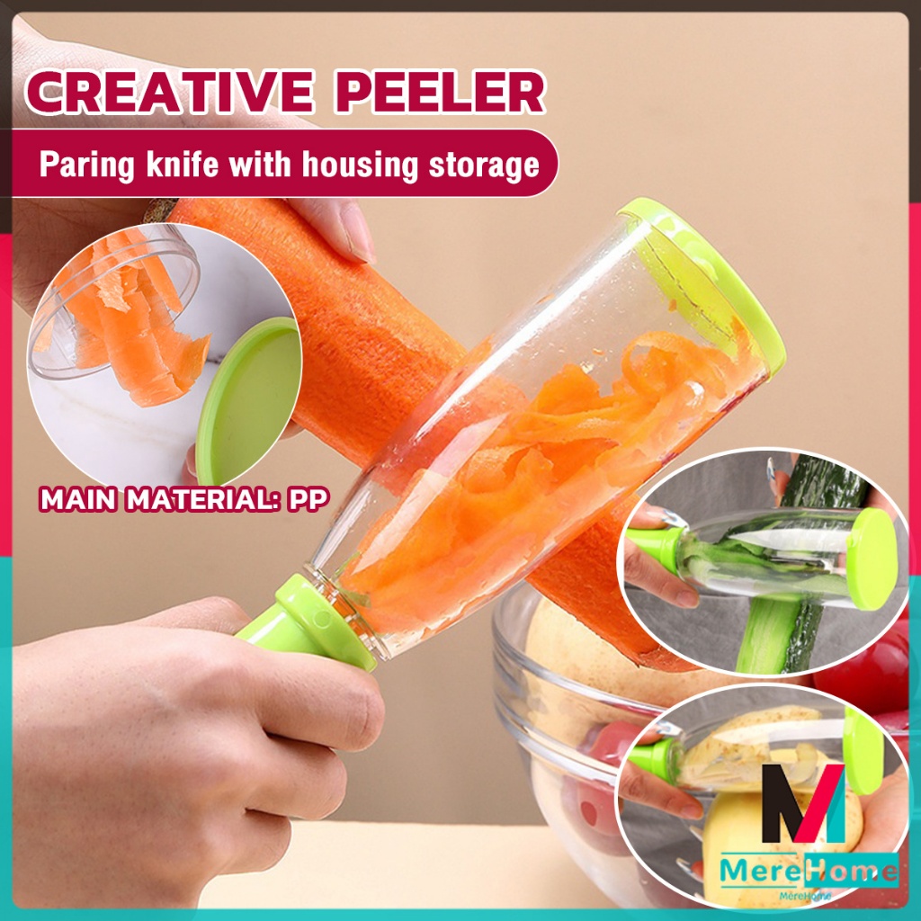 Multi-functional Stainless Steel Creative Peeler With Garbage Container ...