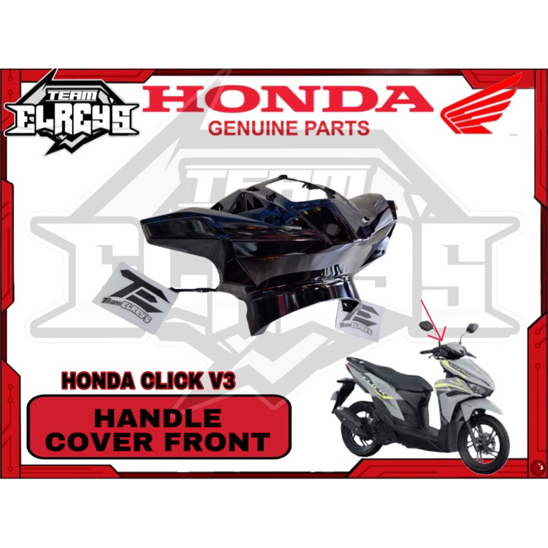 STOCK FRONT HANDLE COVER FOR CLICK V3 125 | Shopee Philippines