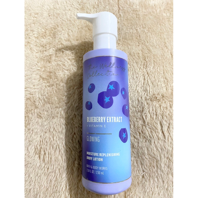 Bath & Body Works Blueberry Extract The Wellness Collection Body Lotion ...