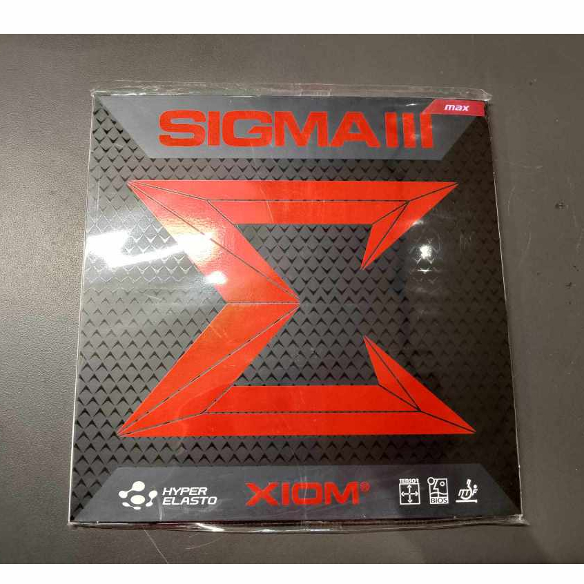 Authentic Xiom Sigma III Sigma 3 OFFENSIVE Rubber Table Tennis Pingpong Rubber Blade Cover ...