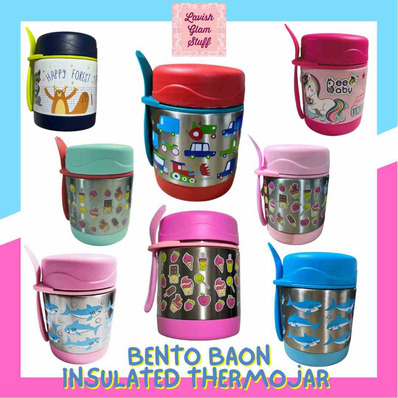 Bento Baon Insulated Thermo Food Jar: Keep Your Meals Hot or Cold For ...