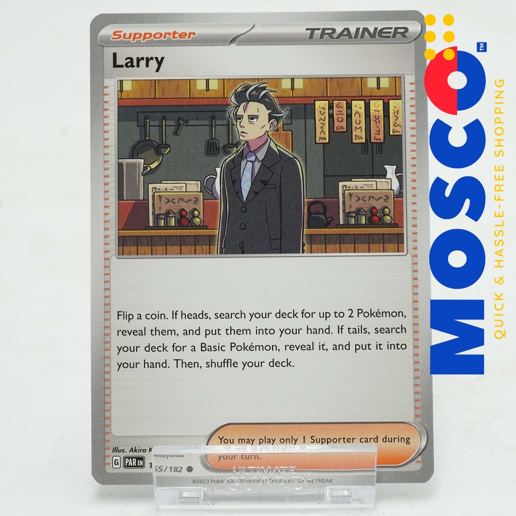 Larry - 165/182 - Common | Paradox Rift | Supporter Cards Pokemon TCG ...