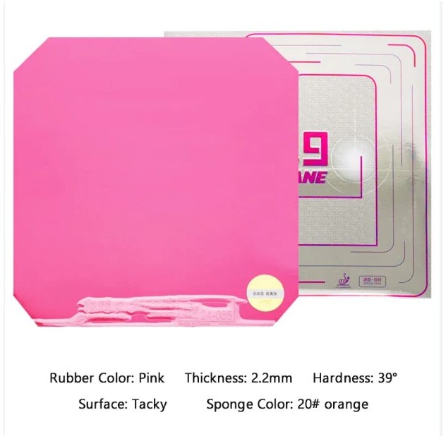 DHS Hurricane 9 PINK original dhs table tennis rubber pingpong rubber ...