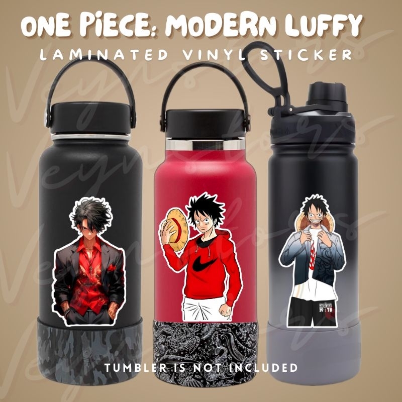 ONE PIECE MODERN MONKEY D LUFFY LAMINATED VINYL STICKER | Shopee ...