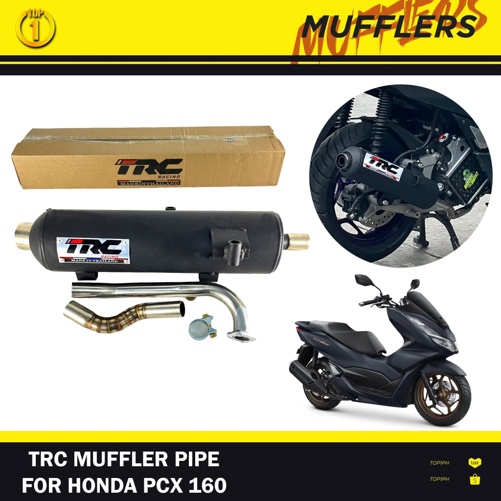 Top1 PH TRC Muffler Pipe For PCX 160 Motorcycle | Shopee Philippines