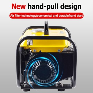 Portable Gasoline Generator 2-Stroke Engine 950W/60HZ Small Household ...