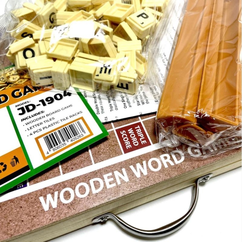 Junsd Board Games ( Games of the General, Wooden Scrabble Word Game ...