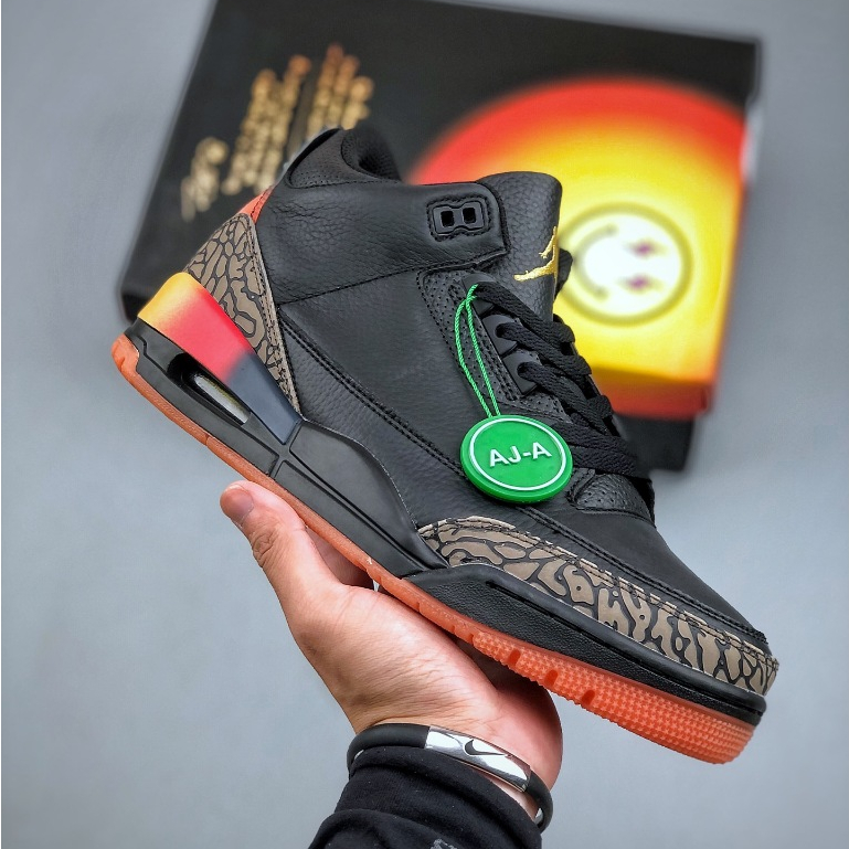 J Balvin × Nike Air Jordan 3 Retro SP "Rio" Basketball Shoes Casual ...