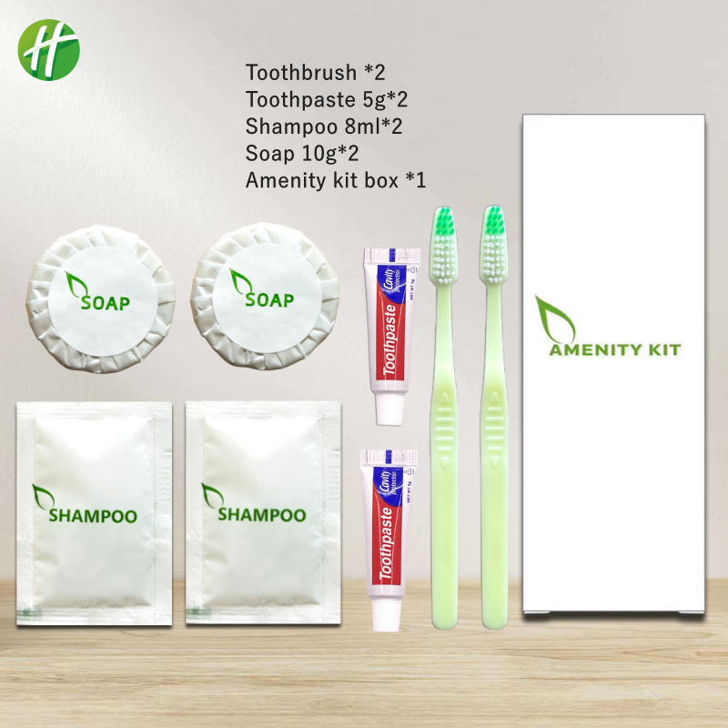 100sets 4in1 White Box Hotel Kit Guest Kit Travel Kit Set【holiday hotel ...