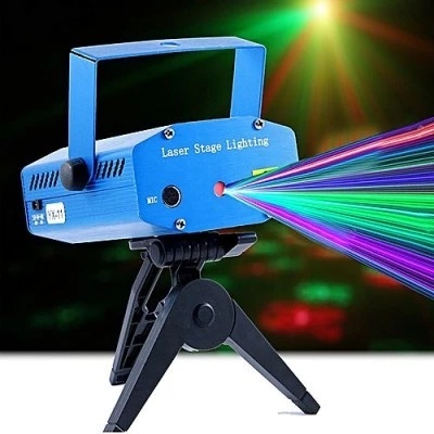 Mini Laser Projector DJ Disco Light Stage Laser Night Light Projection ...