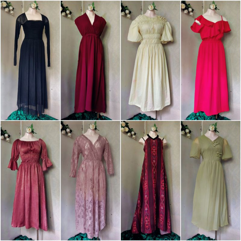 6th COLLECTION PT.1 LONG GOWN MAXI DRESS PREMIUM TRENDY FORMAL CASUAL ...