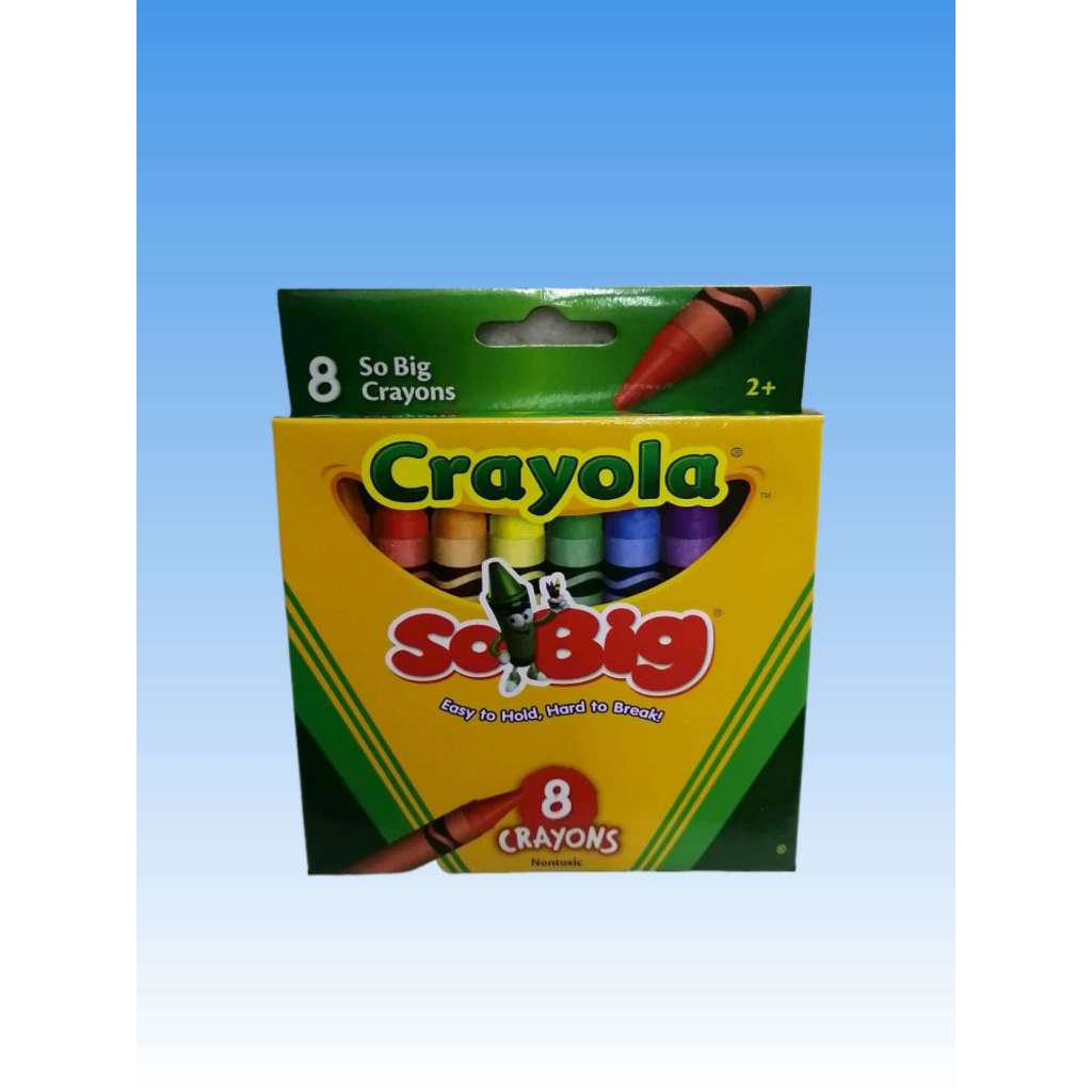 JNT COD CRAYOLA SO BIG EASY TO HOLD HARD TO BREAK 8BIG CRAYONS NON ...