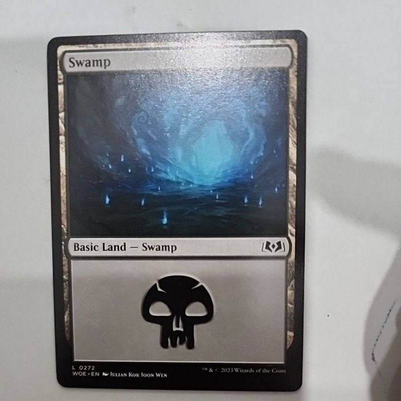 basic land - swamp - 0272 - WOE | Shopee Philippines