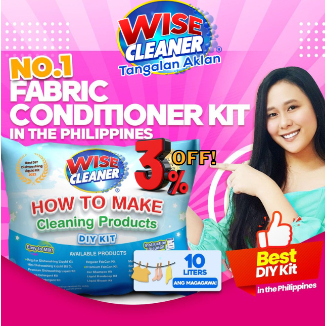 REGULAR FABCON DIY KIT - WISE CLEANER TANGALAN | Shopee Philippines