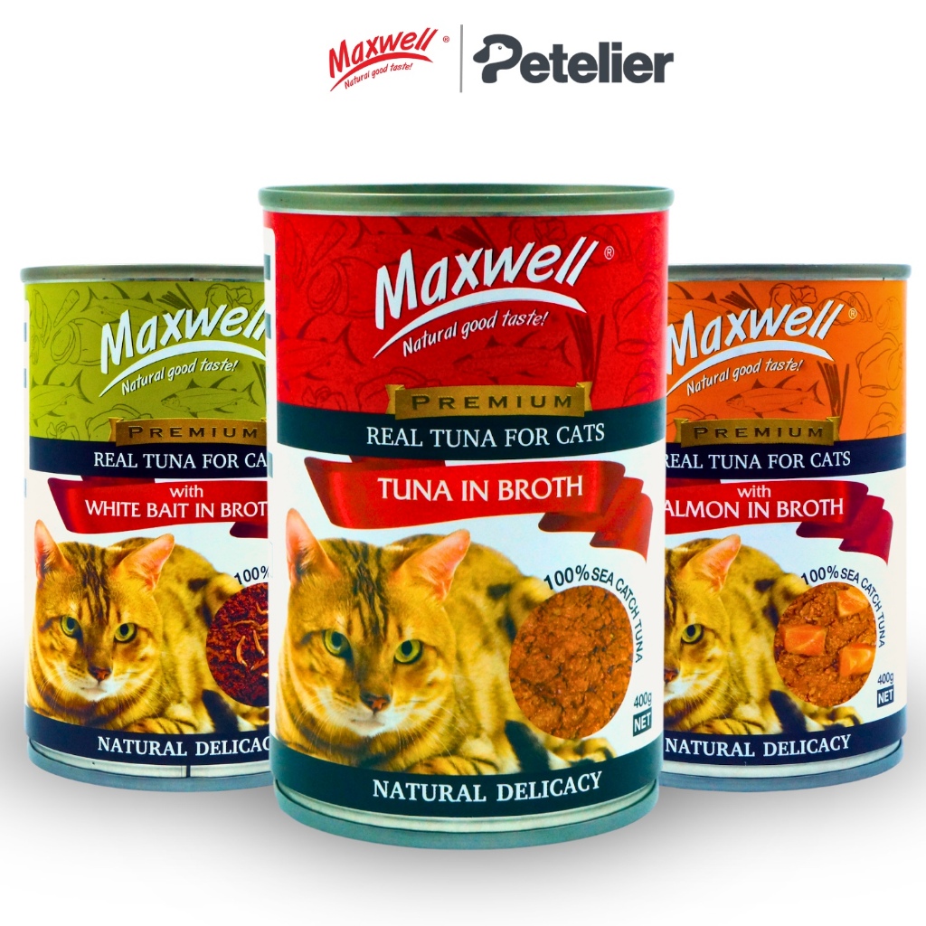 Maxwell Wet Cat Food in Can Tuna 400g Adult/Kitten | Shopee Philippines