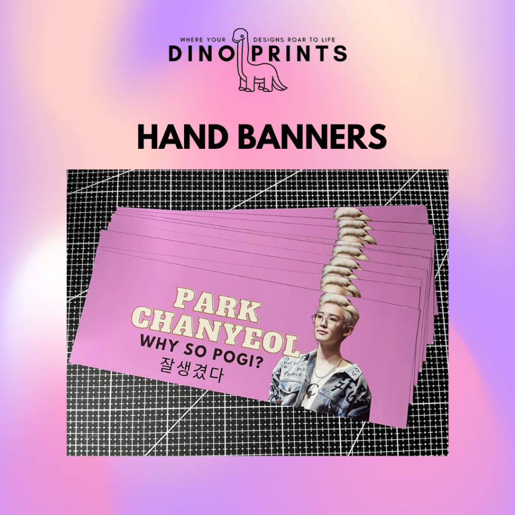 CUSTOMIZED HAND BANNER (SET OF 10PCS) | Shopee Philippines