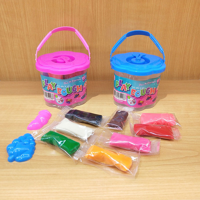 Bouncy Clay Squishy Toys With Tools Kids Early Education Toy DIY ...