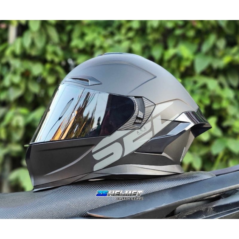 SEC ACE PLAIN - FULL FACE DUAL VISOR | Shopee Philippines